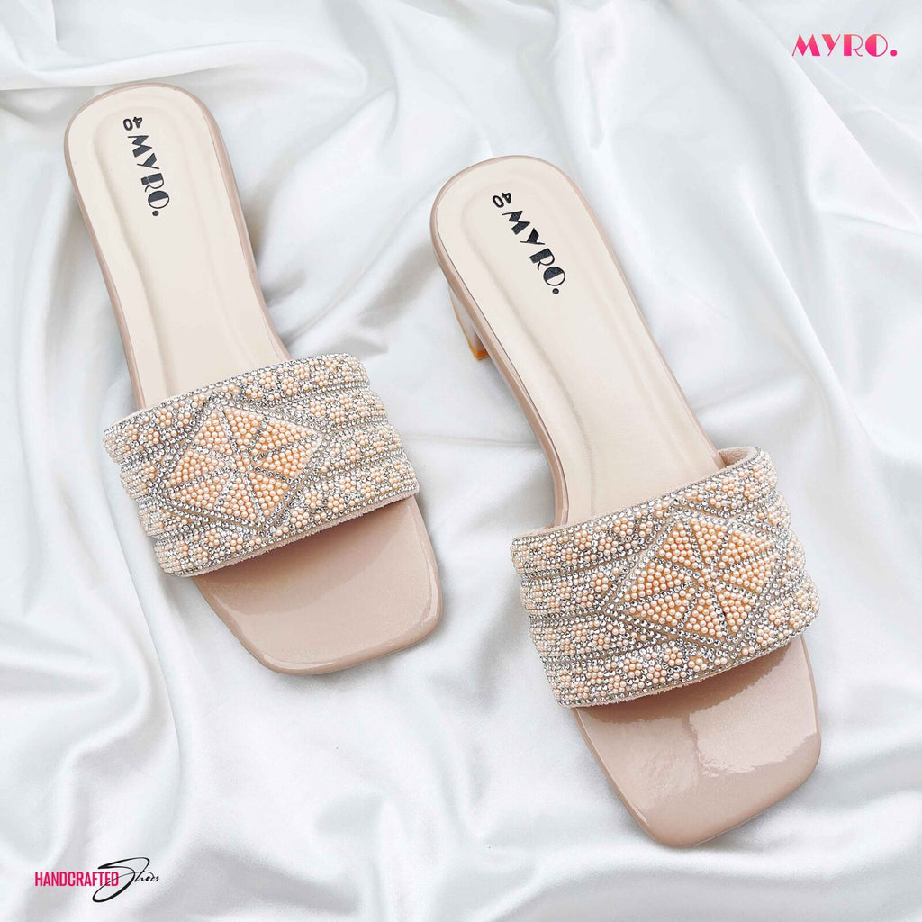 Velora Peach Low Heel – myrobd